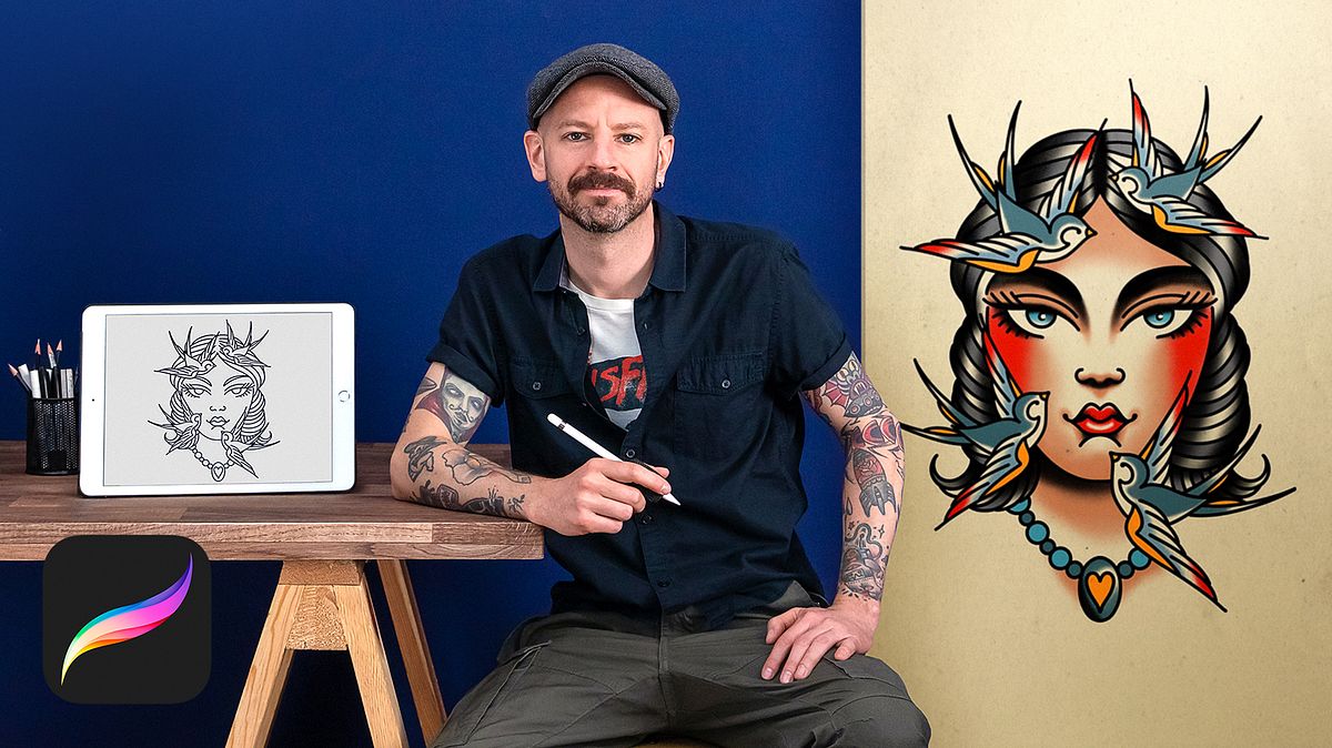 Design de Tatuagens no Procreate – Fernando Aponte - Ninja Cursos