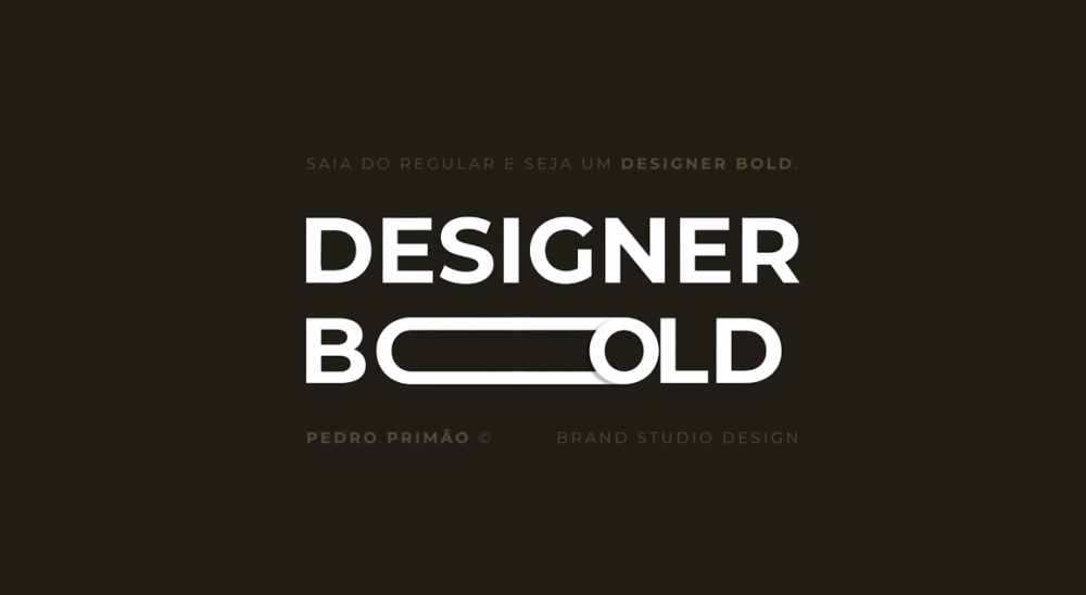 Designer Bold – Pedro Primão - Ninja Cursos